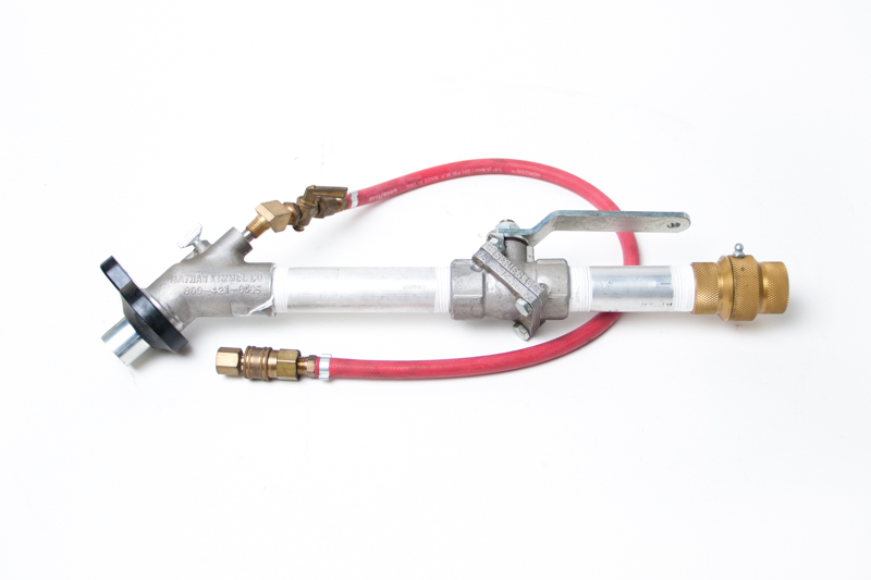 NKC Fireproofing 1" Finish Nozzle Assembly with 10" Extension