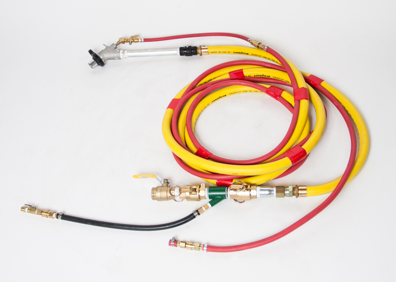 NKC Fireproofing Inline Injection Hose & Nozzle, 50ft: 3/4"x 50 ...