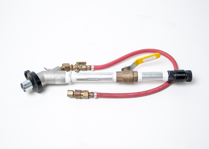 NKC Fireproofing 1" Finish Nozzle Assembly with 3/4" x 10" Extension