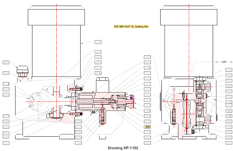 Neptune Nut for Sealing