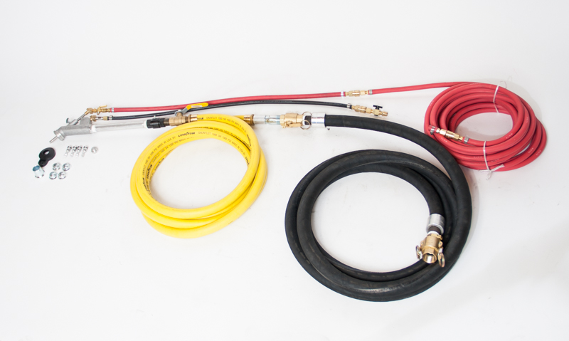 NKC Fireproofing Hose & 1" Nozzle Assembly, Injection @ Nozzle, 50ft ...